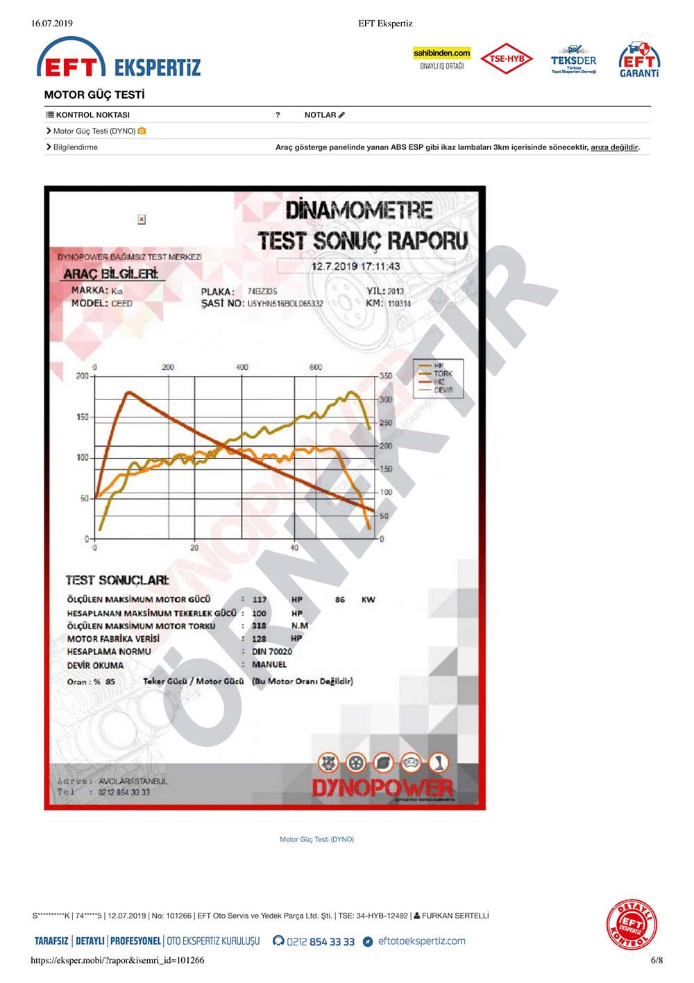 Oto Ekspertiz Hizmeti - sahibinden.com