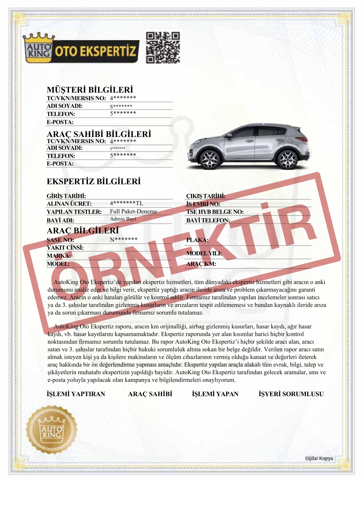Oto Ekspertiz Fiyatları & Profesyonel Ekspertiz Paketleri sahibinden.com'da